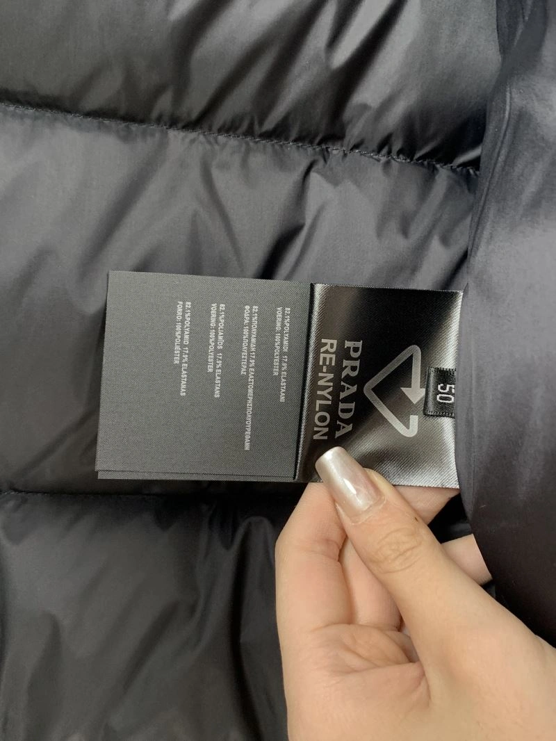 Brand-authenticated Prada Down Jackets