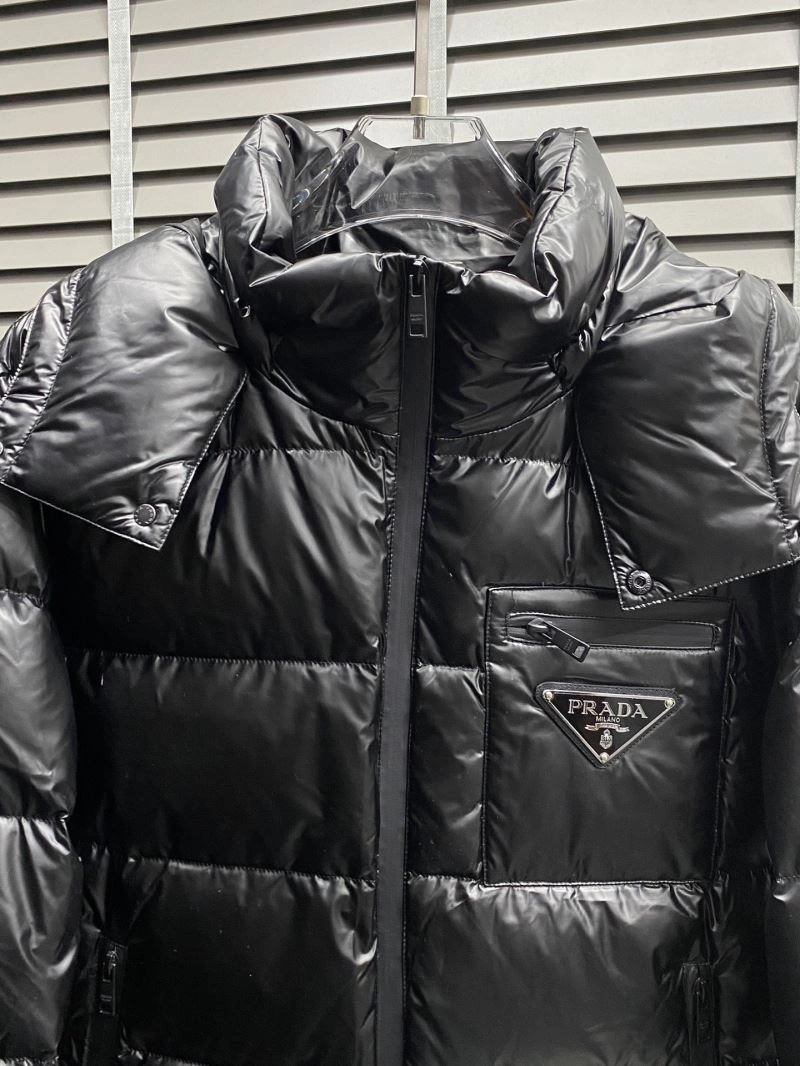 Brand-authenticated Prada Down Jackets