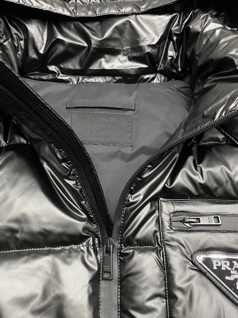 Brand-authenticated Prada Down Jackets