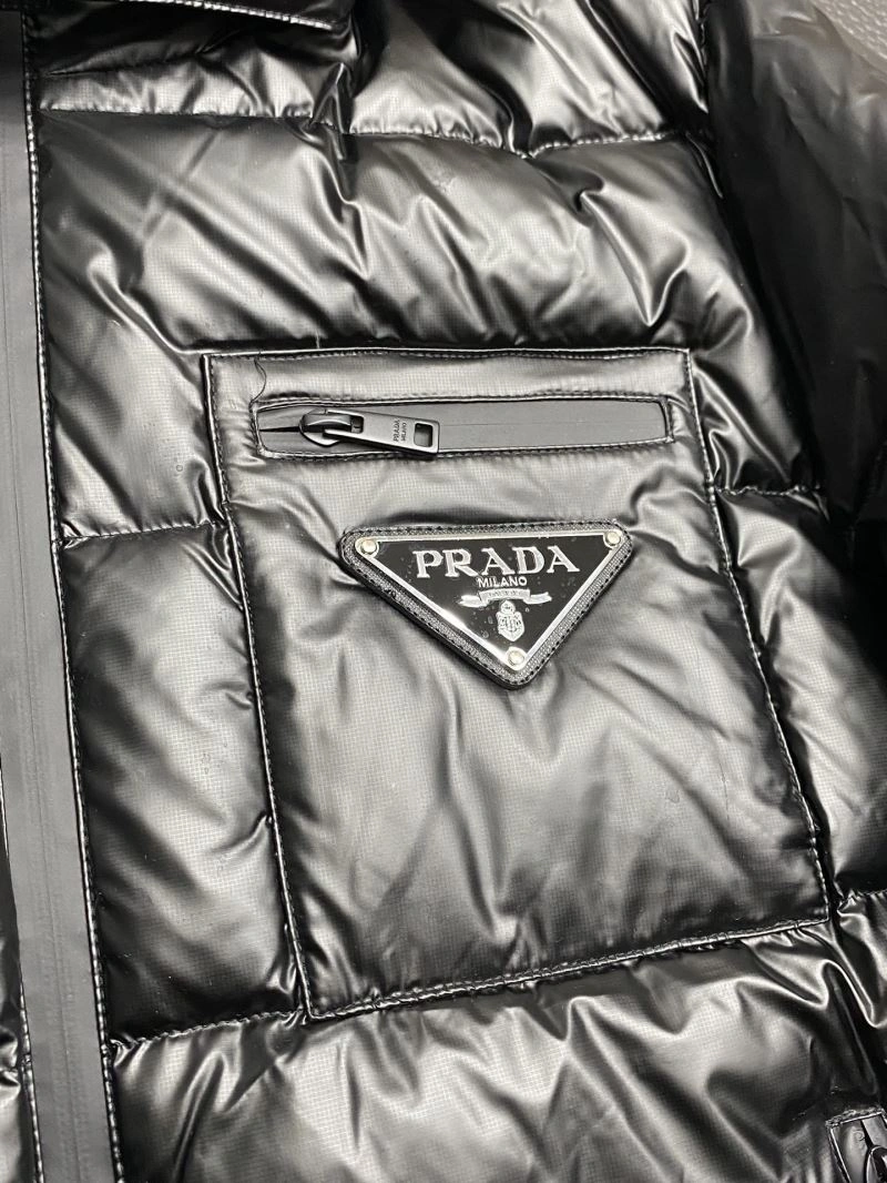 Brand-authenticated Prada Down Jackets