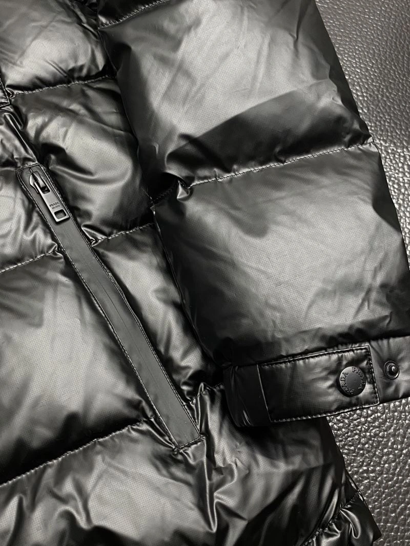 Brand-authenticated Prada Down Jackets