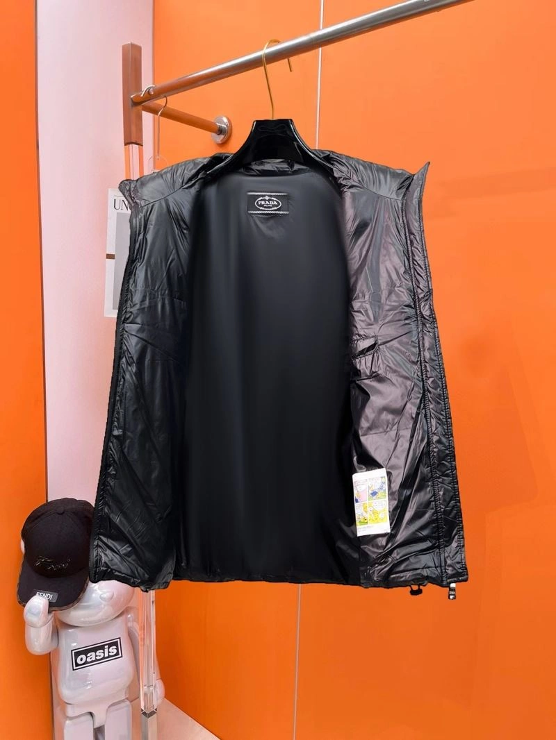 Brand-authenticated Prada Down Jackets