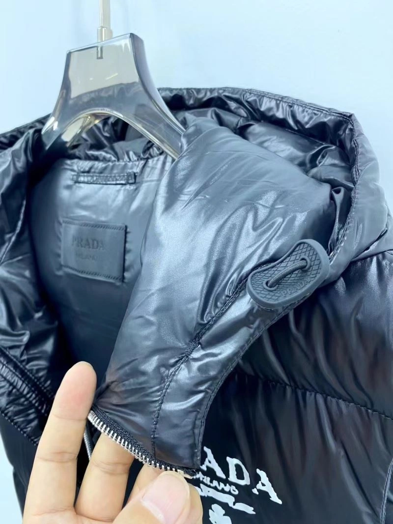 Brand-authenticated Prada Down Jackets