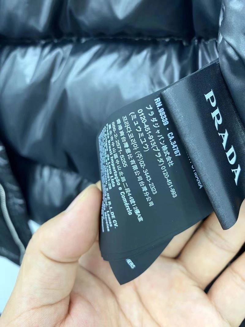 Brand-authenticated Prada Down Jackets