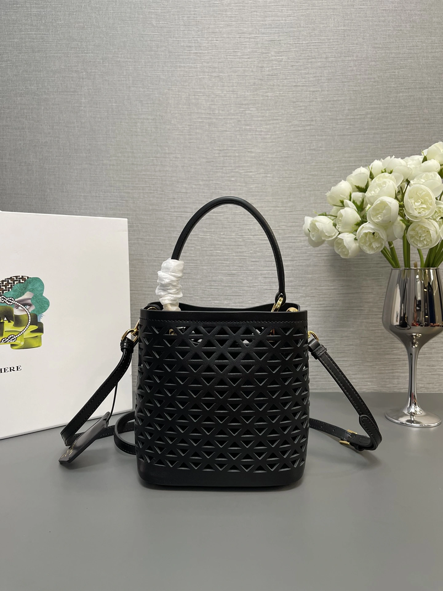Top match Prada Drawstring Bags