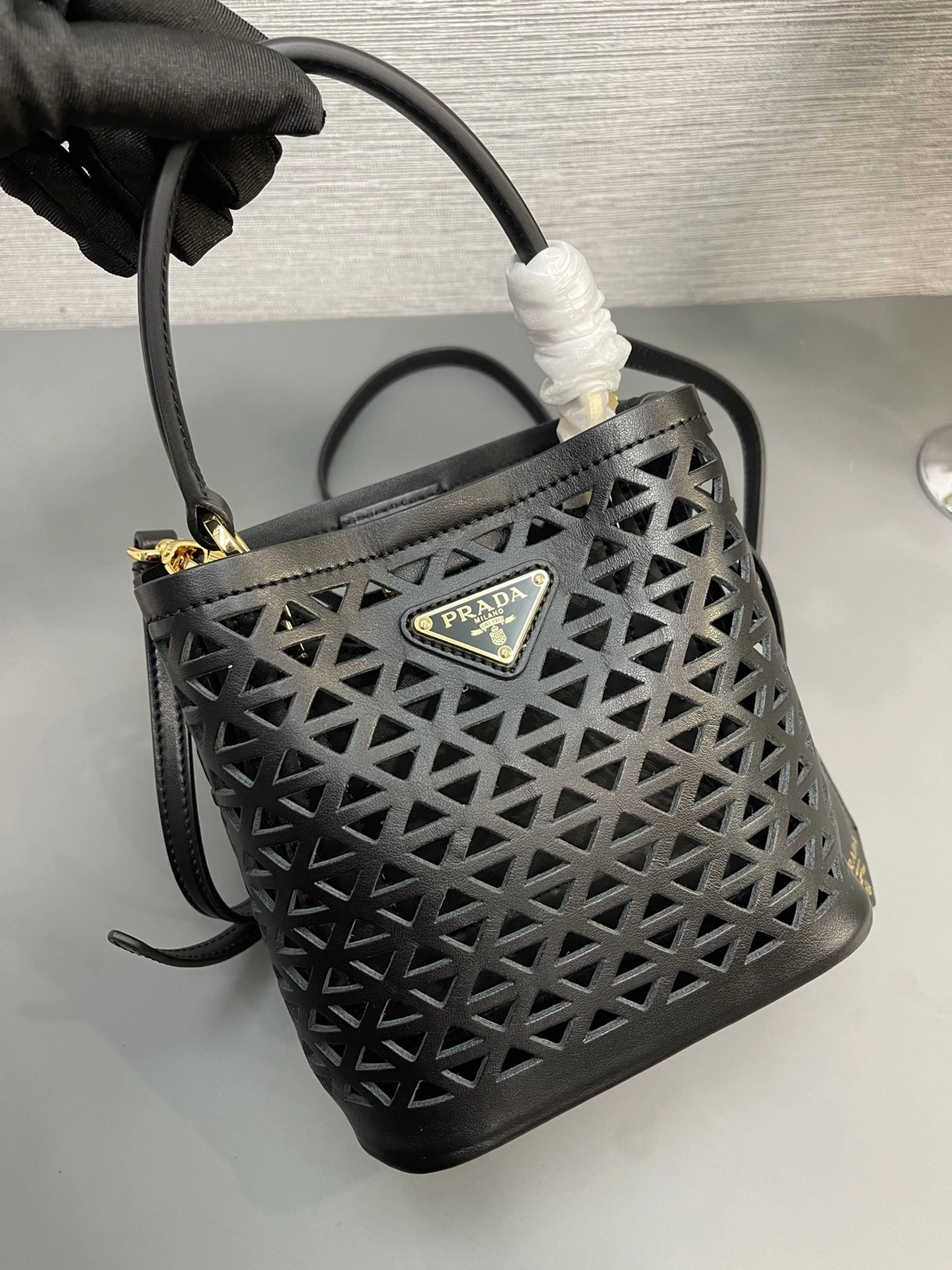 Top match Prada Drawstring Bags