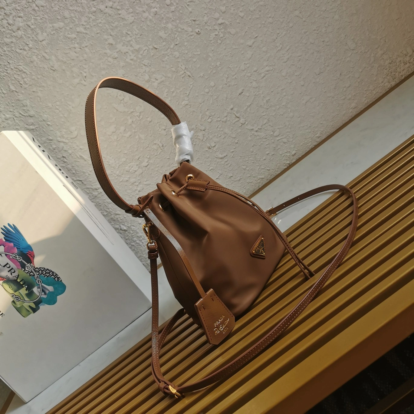 Inexpensive Prada Drawstring Bags