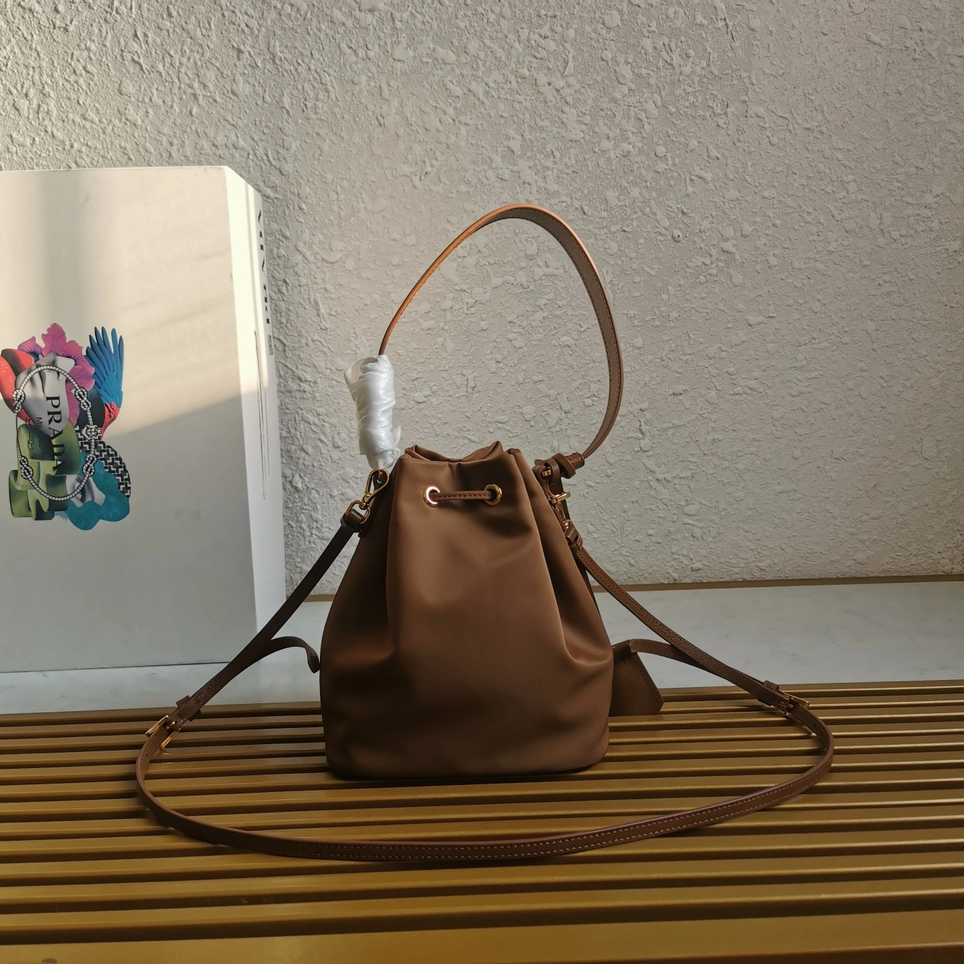 Inexpensive Prada Drawstring Bags