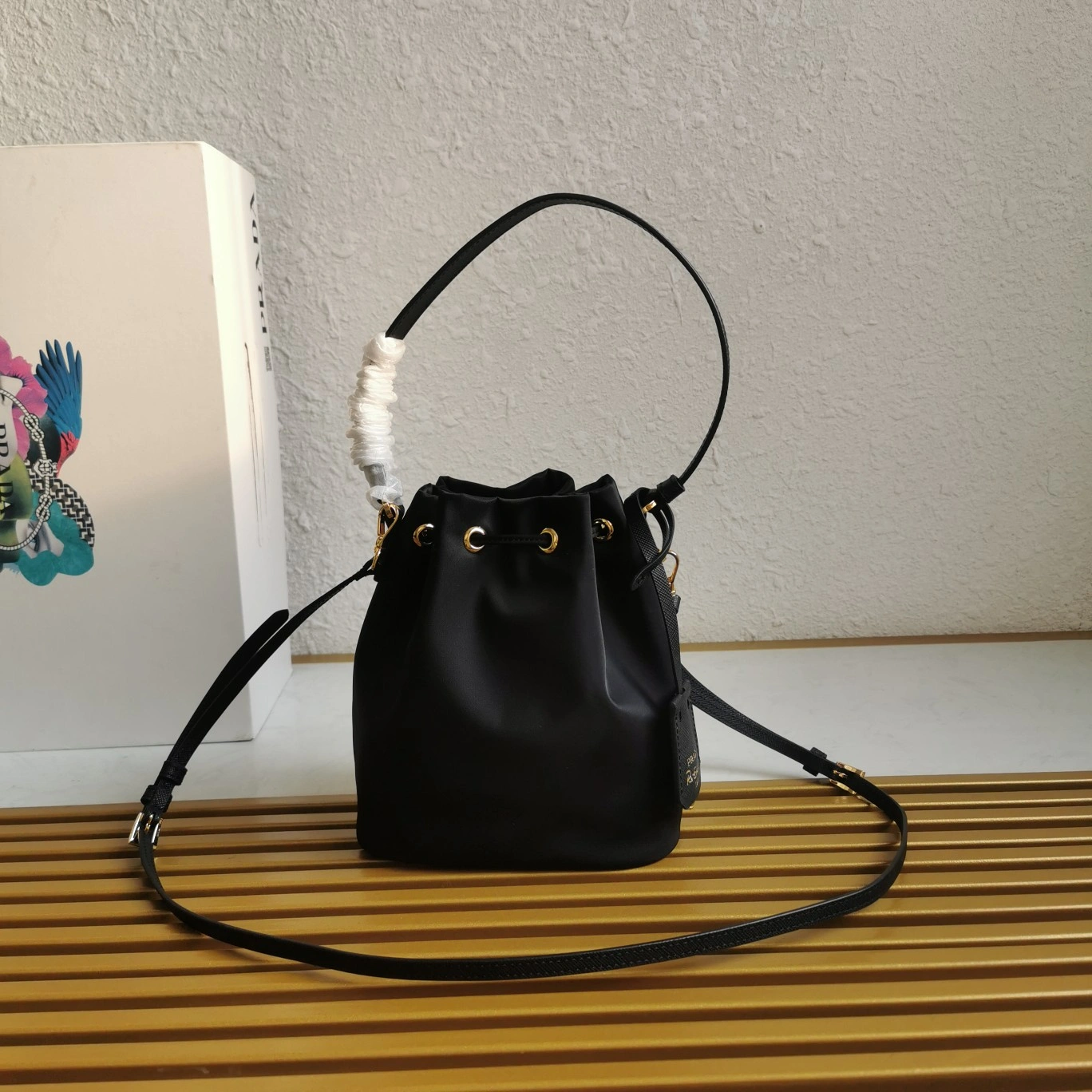 Inexpensive Prada Drawstring Bags