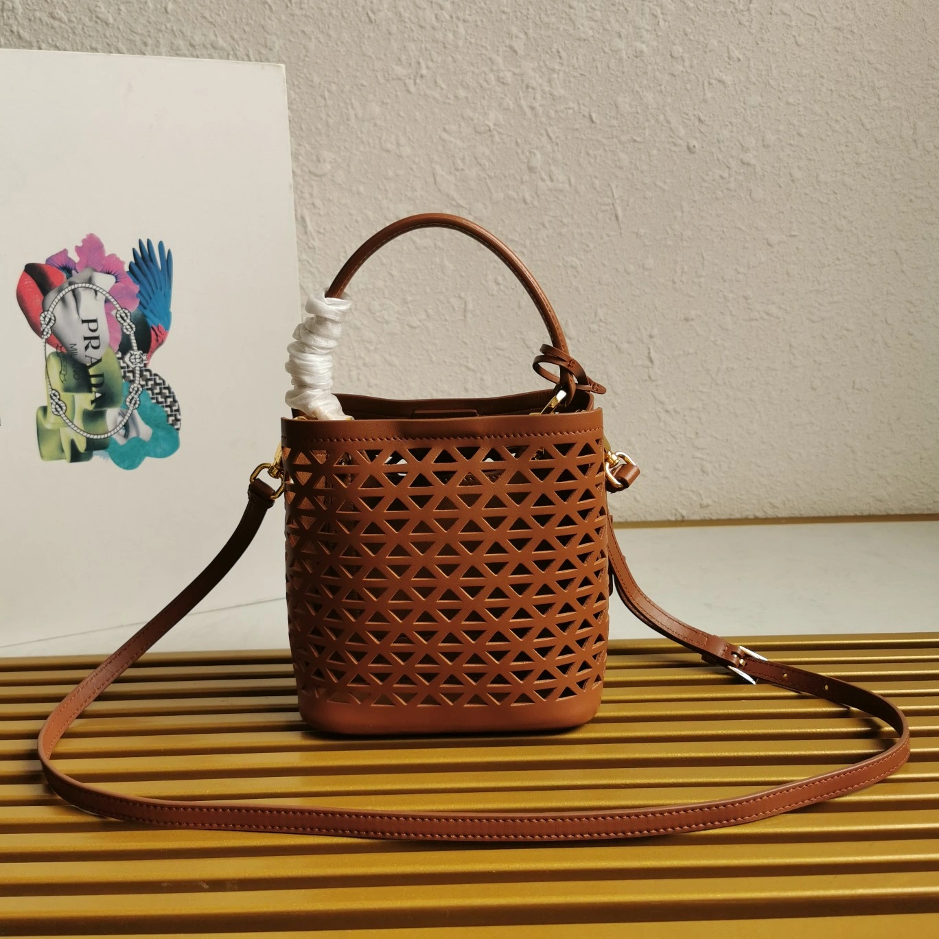 Accurate model Prada Drawstring Bags
