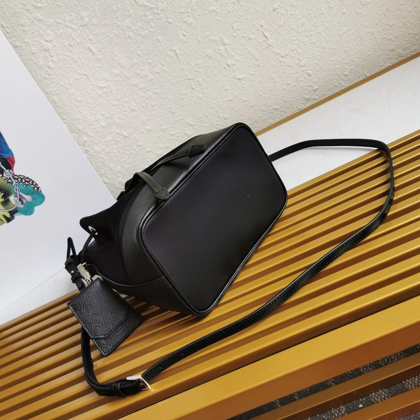 Authentic Prada Drawstring Bags