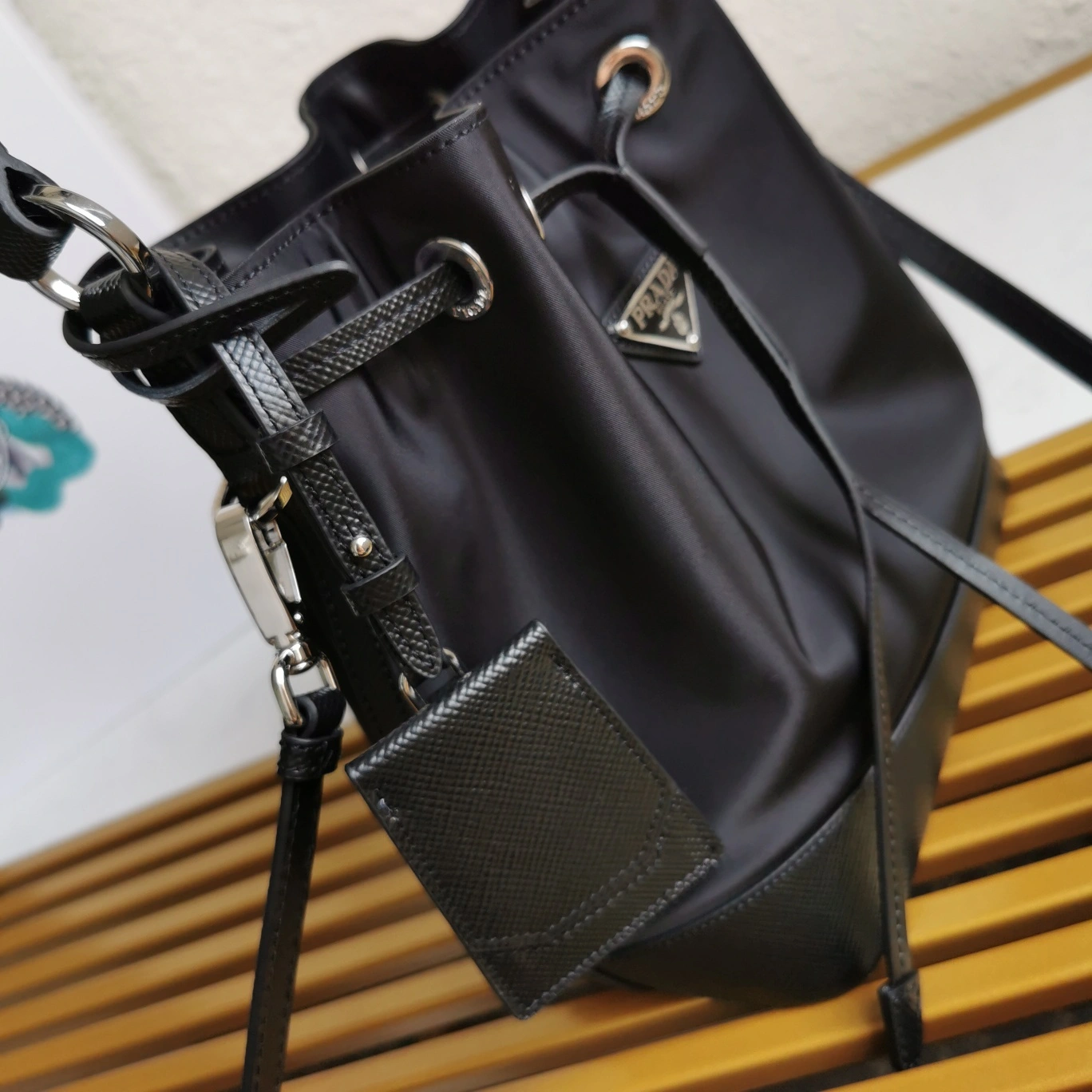 Authentic Prada Drawstring Bags