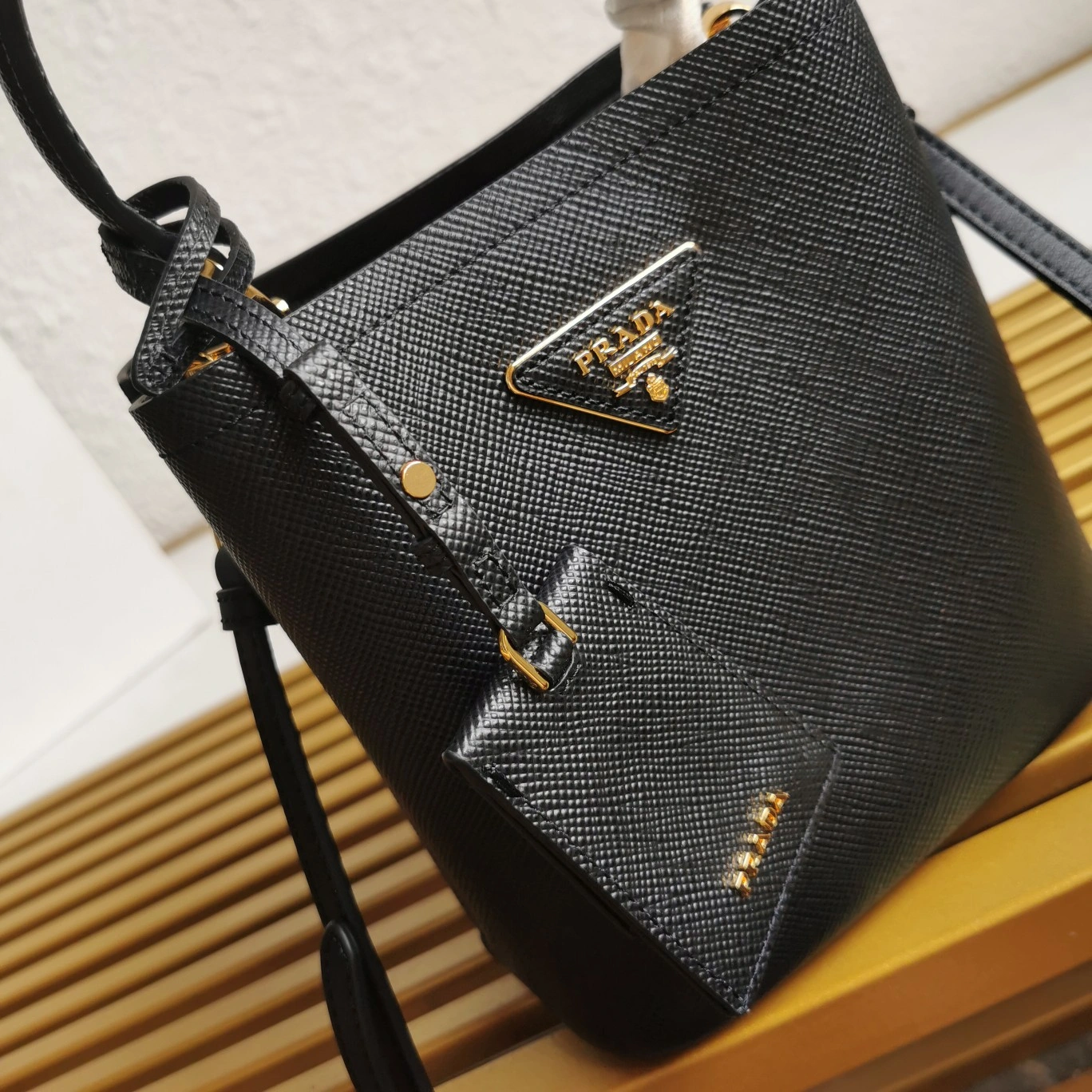 Top match Prada Drawstring Bags