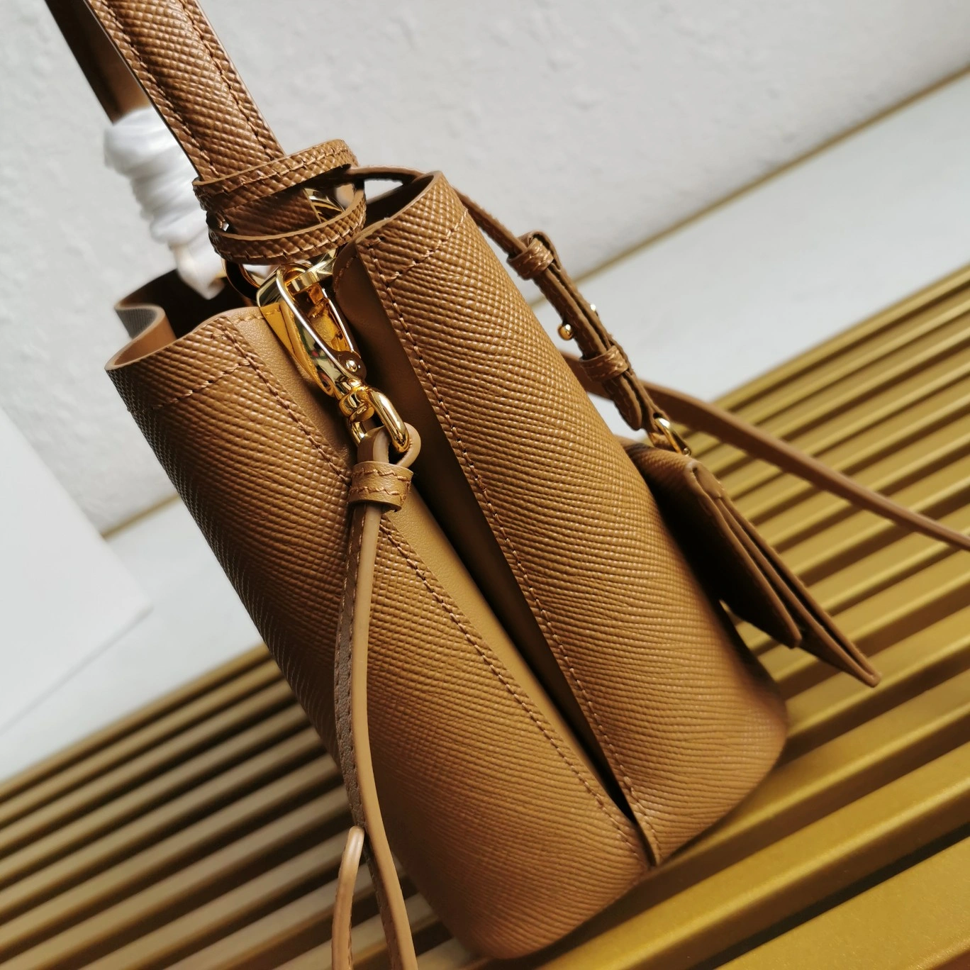 Top mirror Prada Drawstring Bags