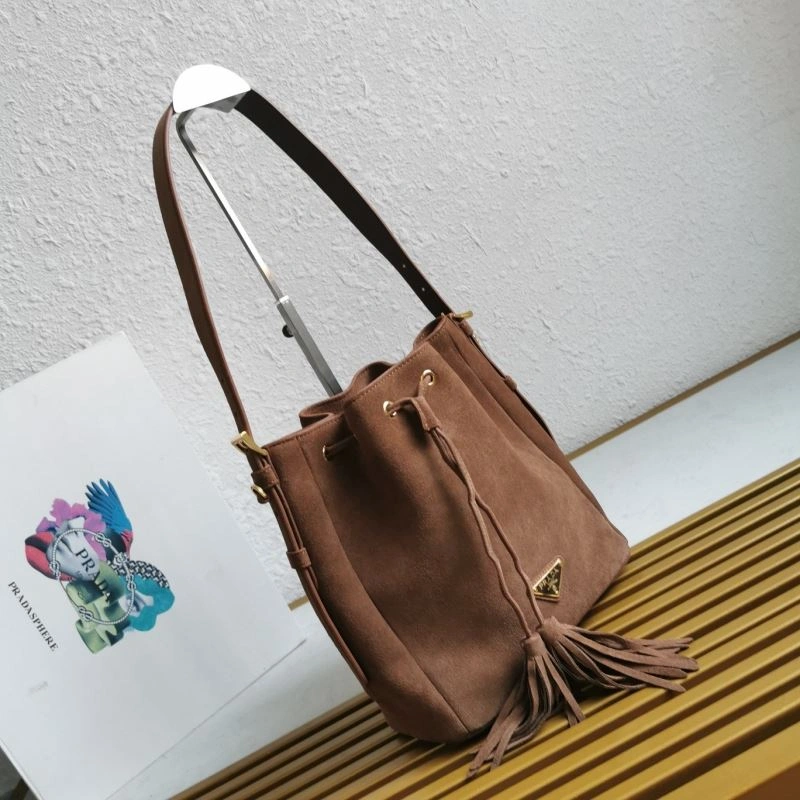 Precise copy Prada Drawstring Bags