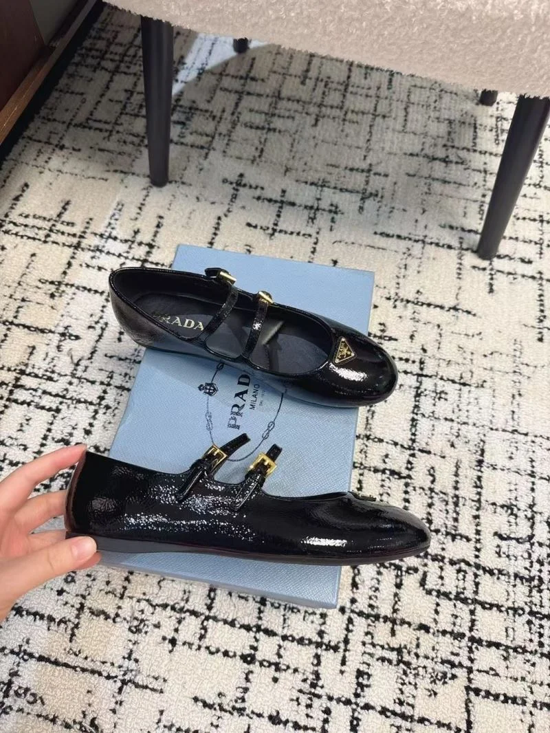 Precise copy Prada Flat Shoes