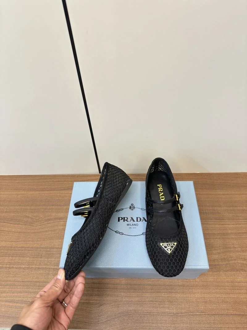 Factory-made Prada Flat Shoes