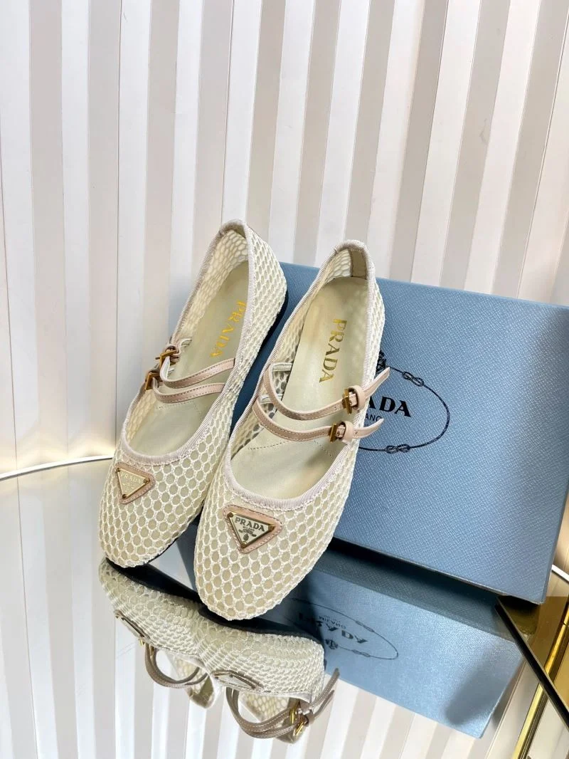 Exact replica Prada Flat Shoes