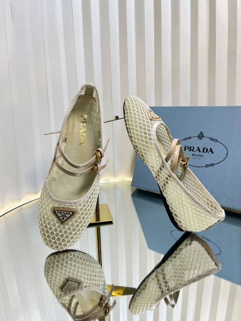 Exact replica Prada Flat Shoes