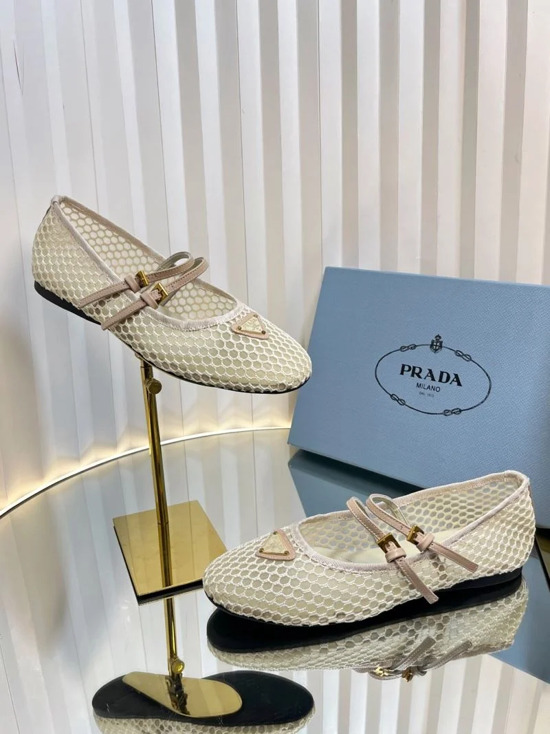 Exact replica Prada Flat Shoes