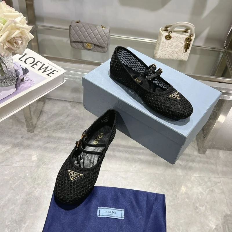 Exact replica Prada Flat Shoes