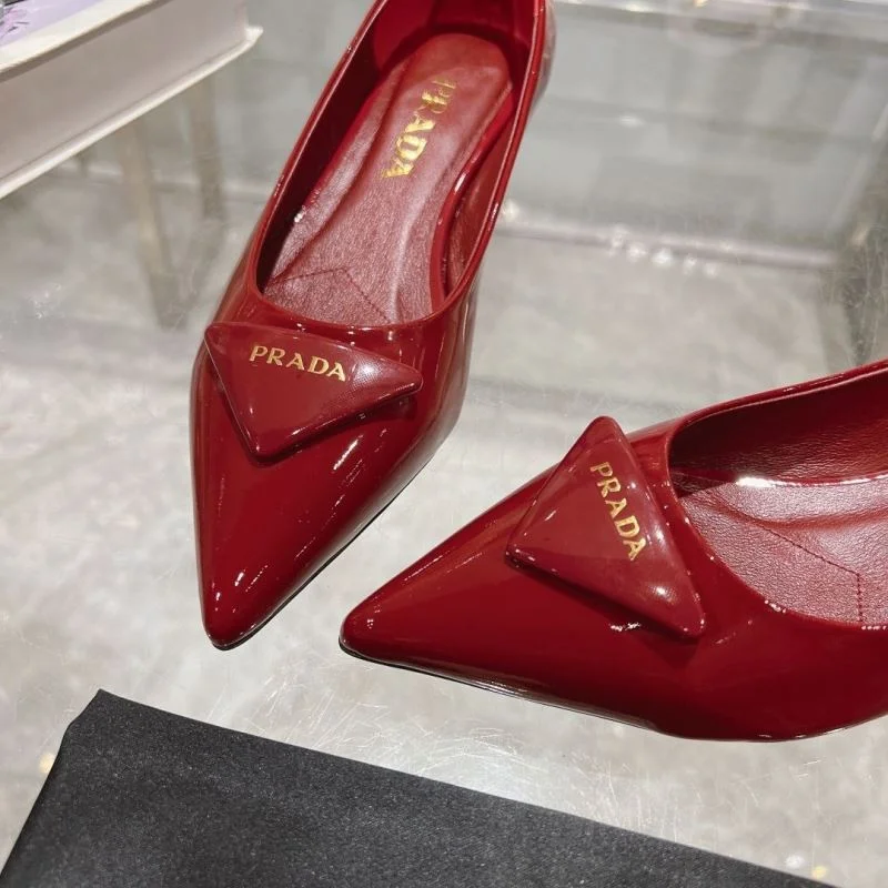 Brand-authenticated Prada Flat Shoes