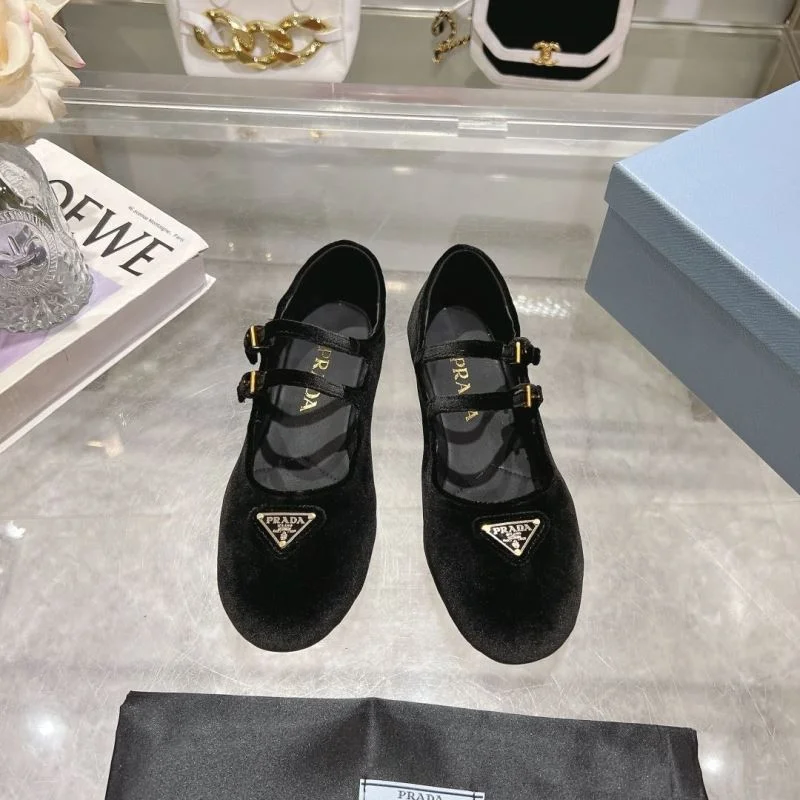 Exact replica Prada Flat Shoes