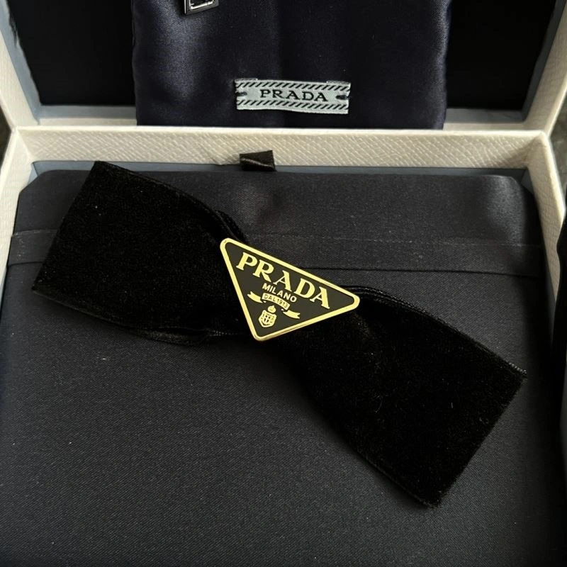 Factory-made Prada Hairpins
