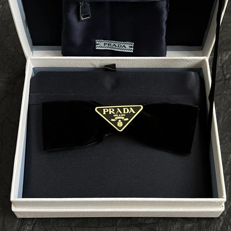 Factory-made Prada Hairpins