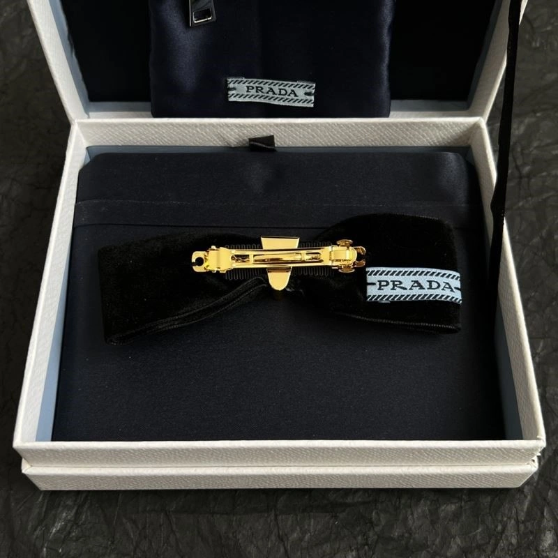 Factory-made Prada Hairpins