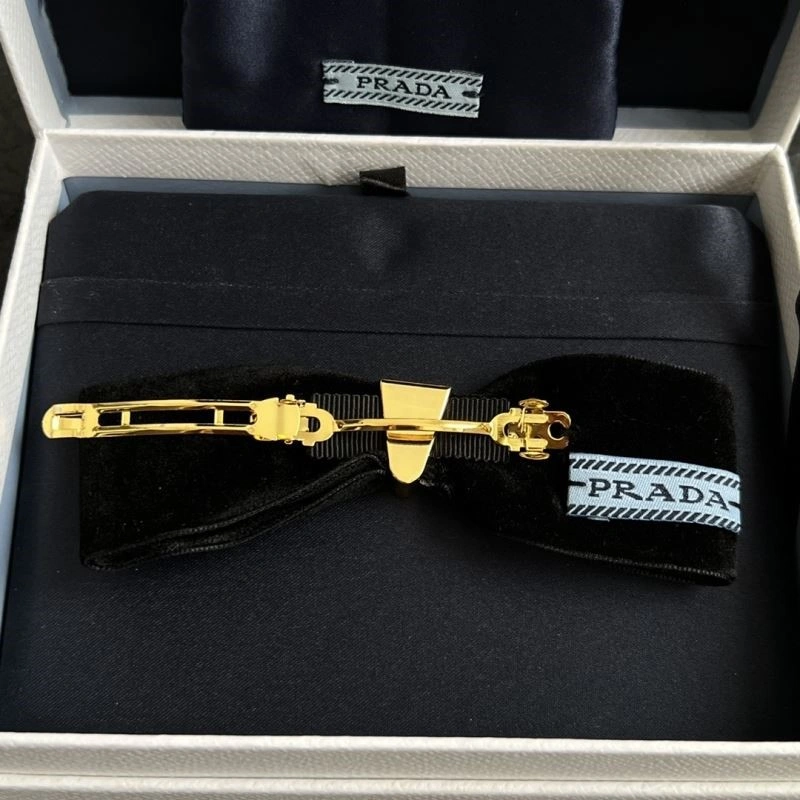 Factory-made Prada Hairpins