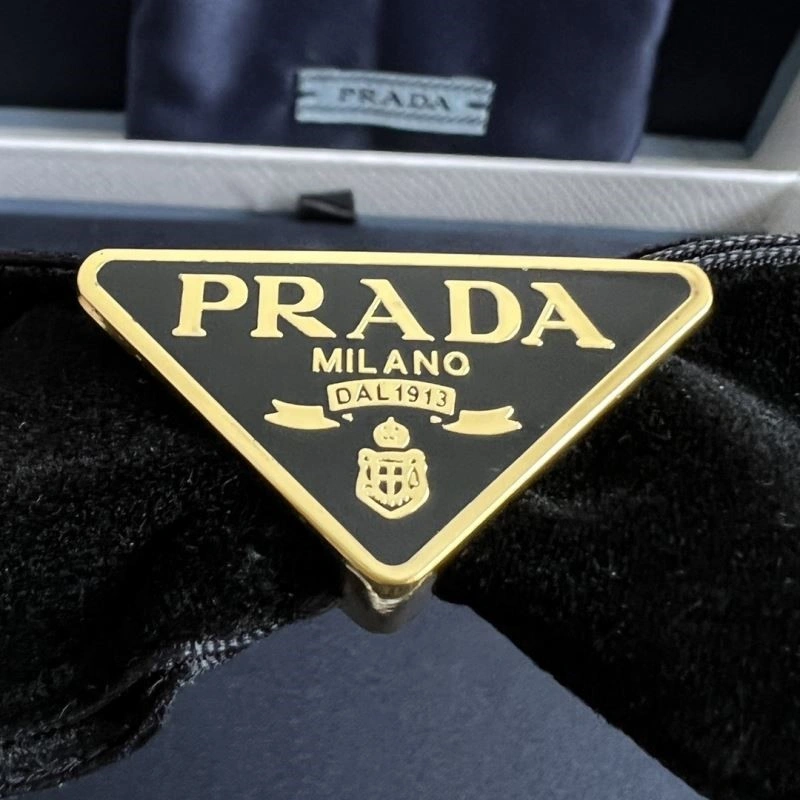 Factory-made Prada Hairpins