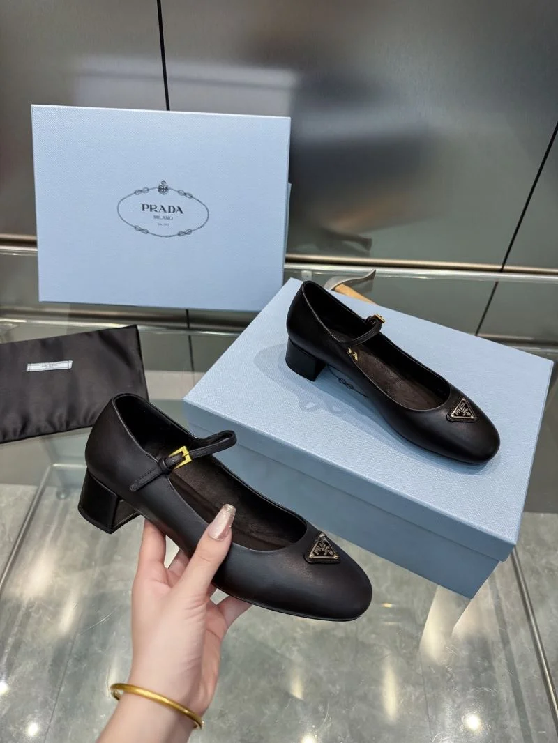 Mirror quality Prada Heeled Shoes