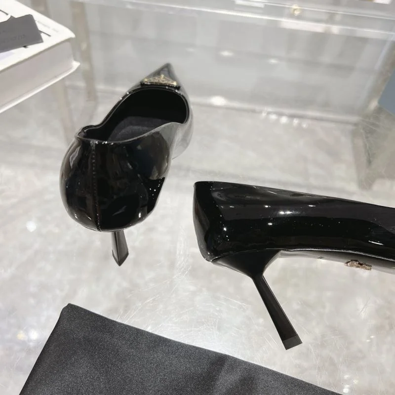 Brand-authenticated Prada Heeled Shoes