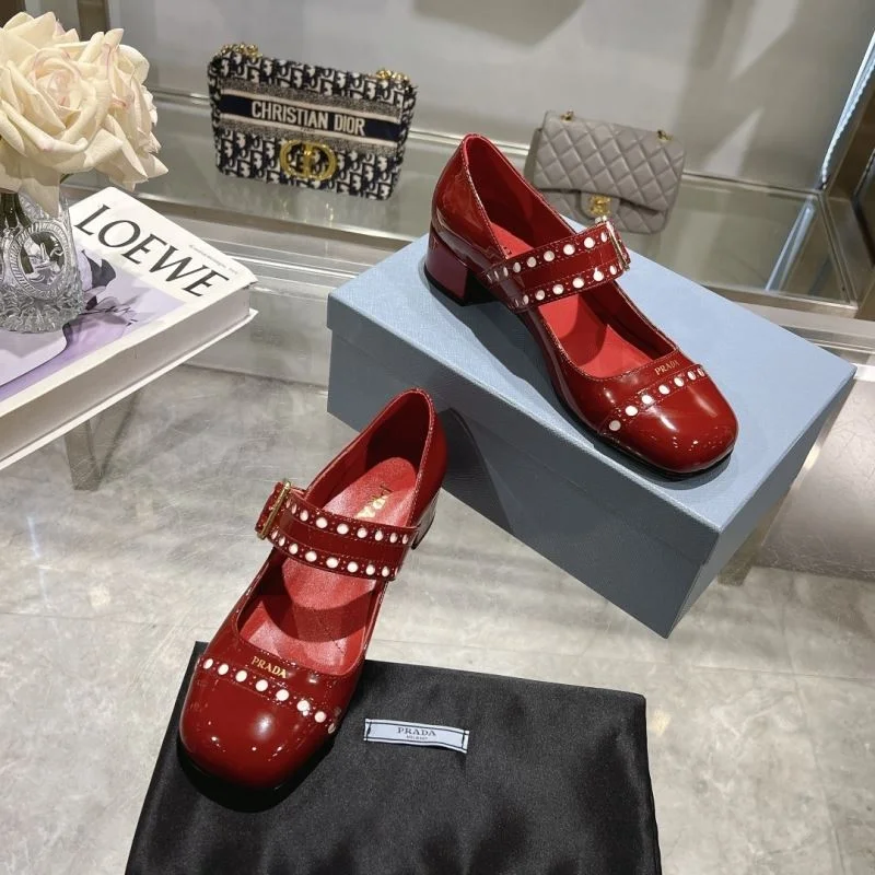 Brand-authenticated Prada Heeled Shoes