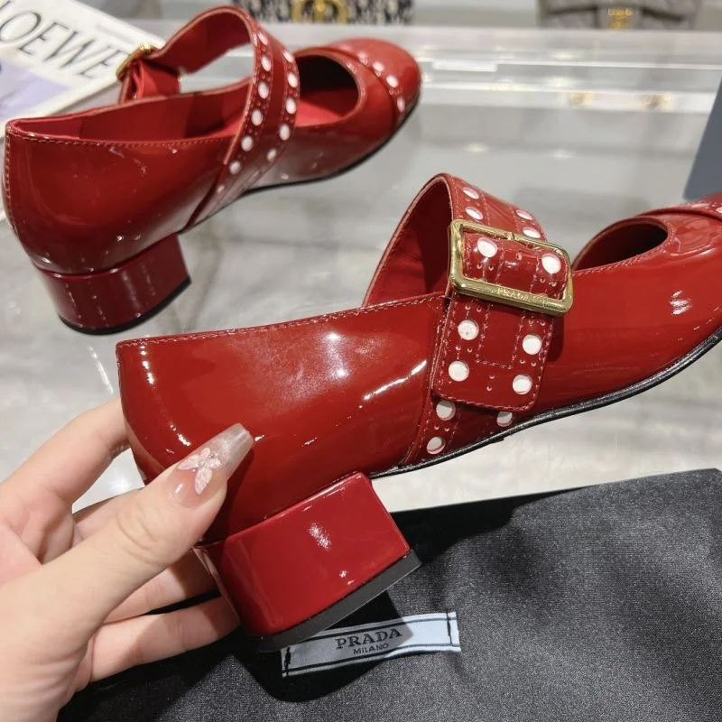 Brand-authenticated Prada Heeled Shoes