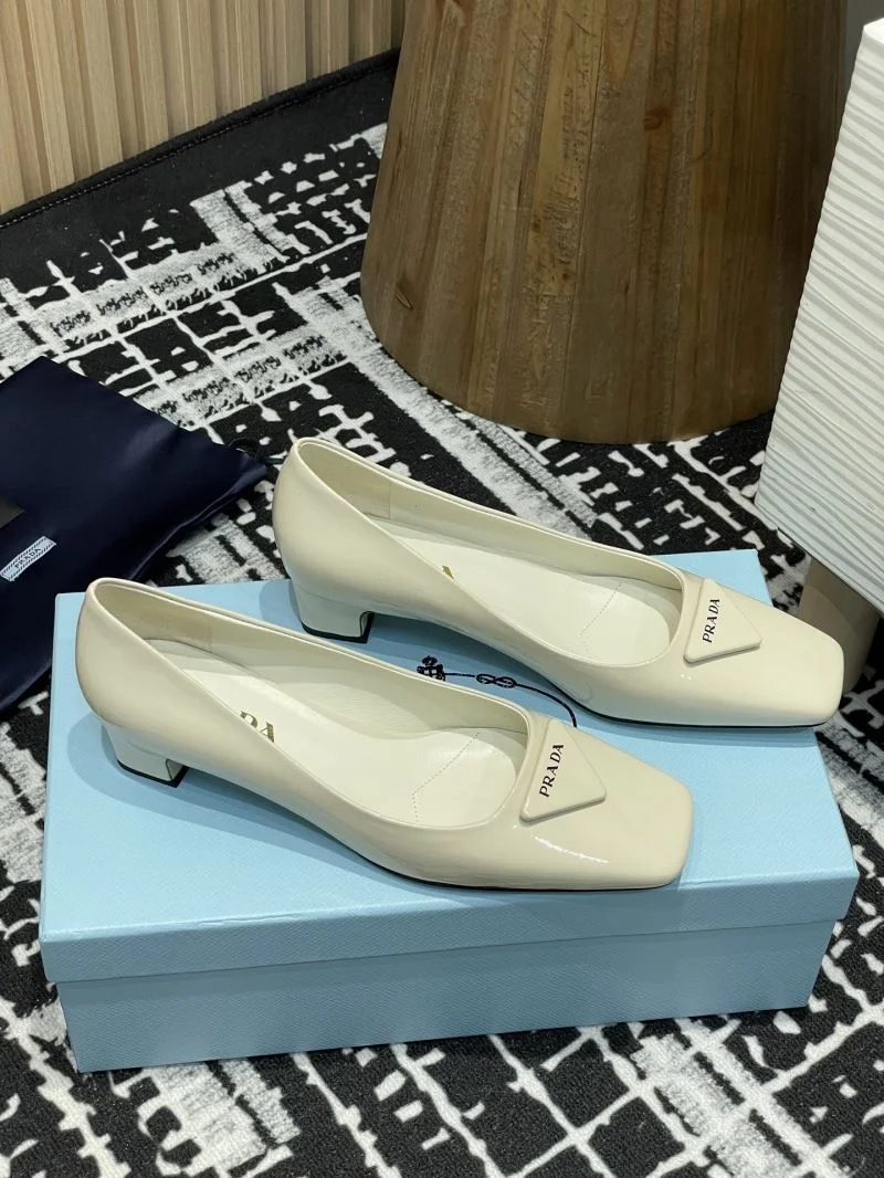 Brand-authenticated Prada Heeled Shoes