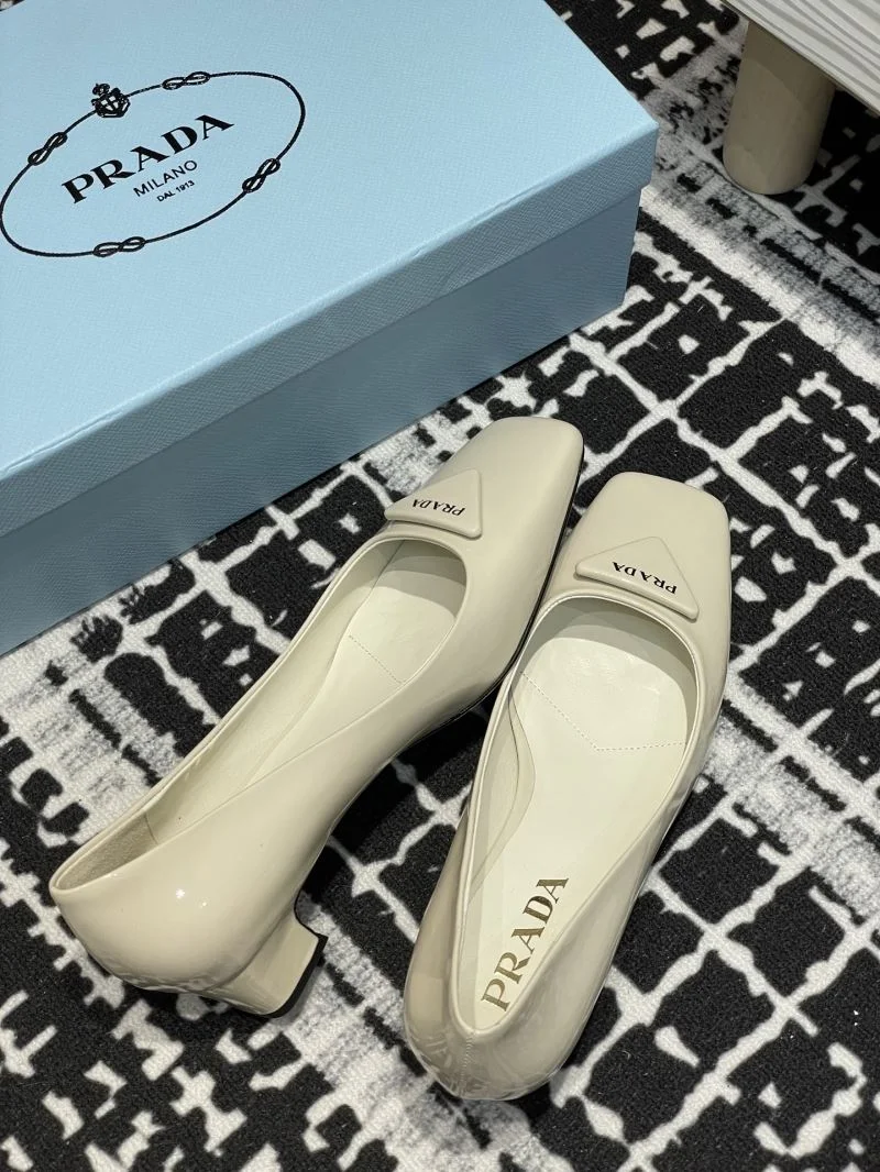 Brand-authenticated Prada Heeled Shoes