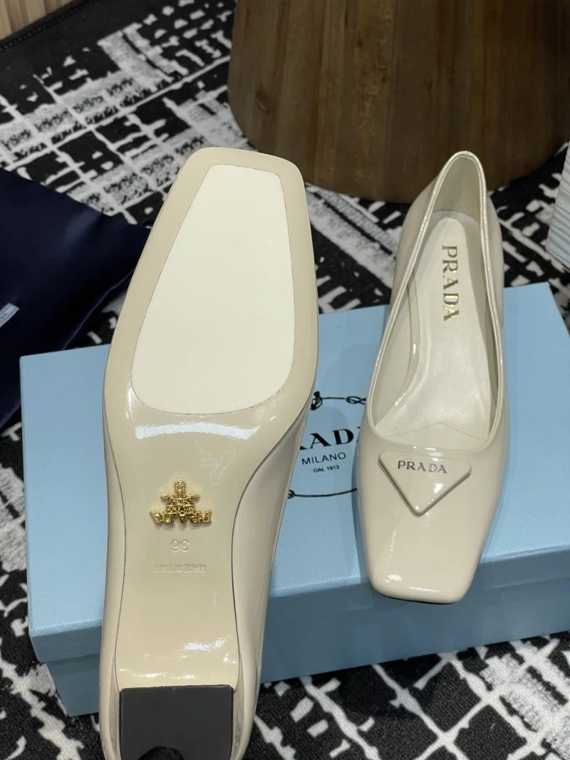Brand-authenticated Prada Heeled Shoes
