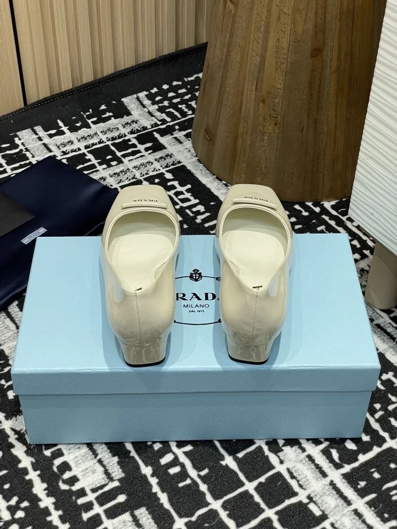 Brand-authenticated Prada Heeled Shoes