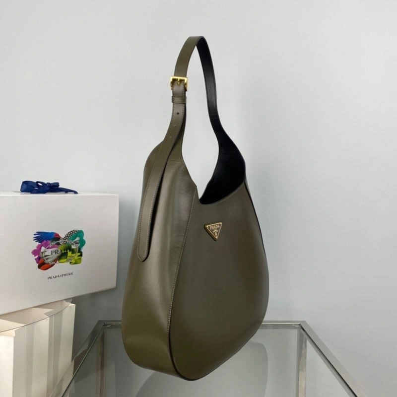 Brand-authenticated Prada Hobo Bags