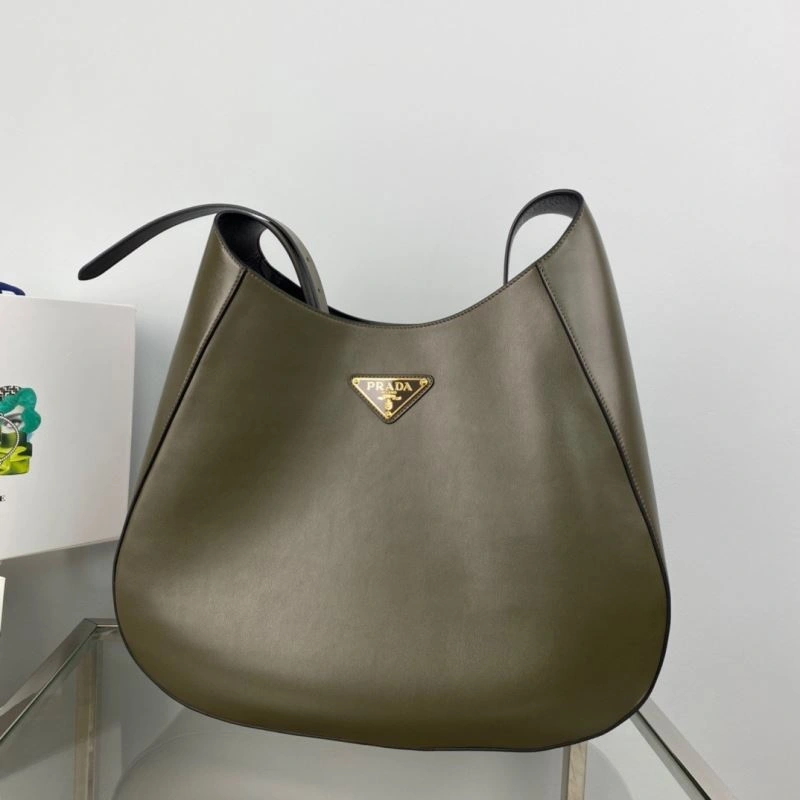 Brand-authenticated Prada Hobo Bags