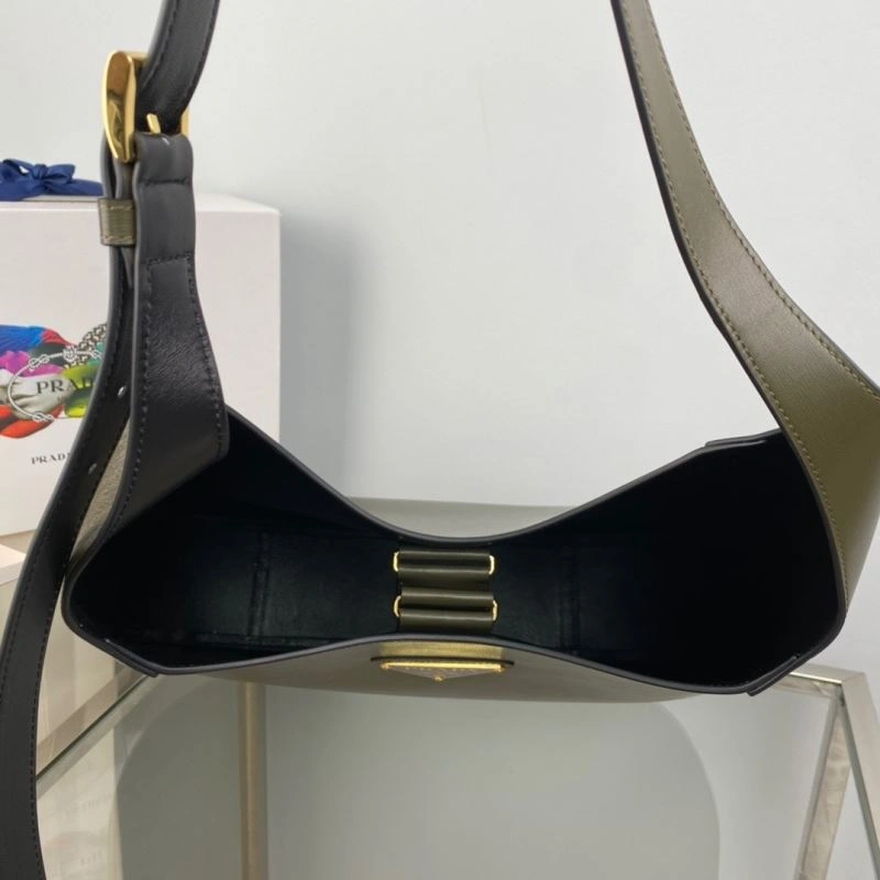 Brand-authenticated Prada Hobo Bags