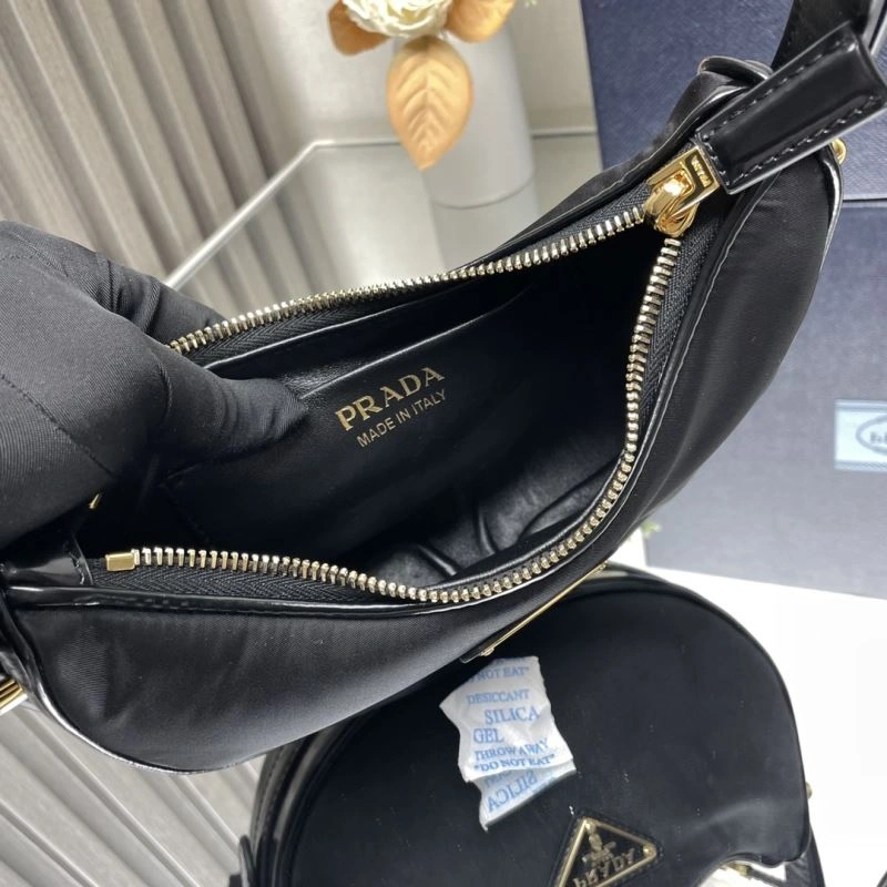 Brand-authenticated Prada Hobo Bags
