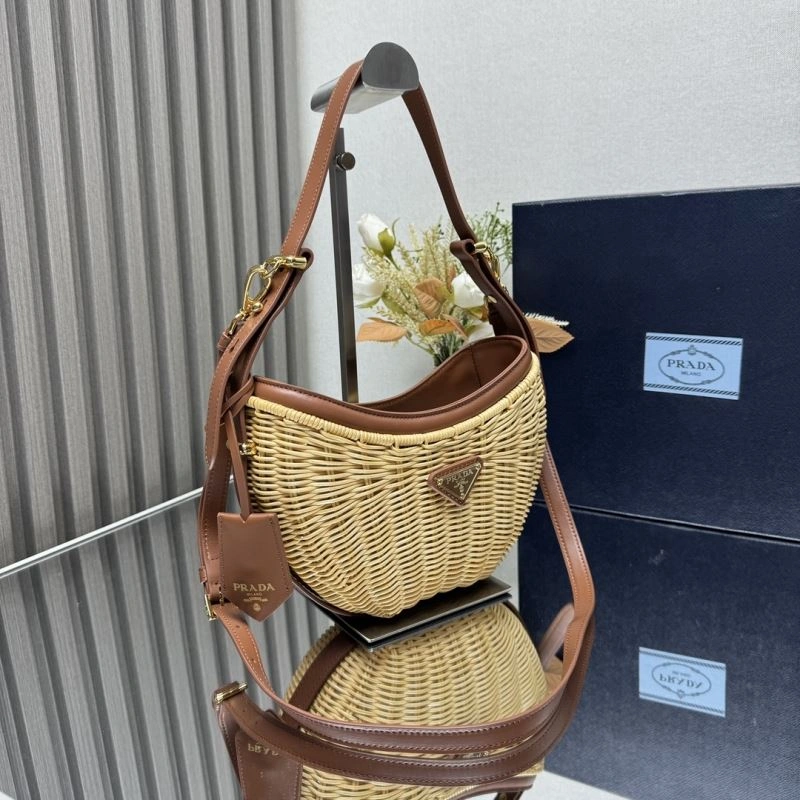 Brand-authenticated Prada Hobo Bags