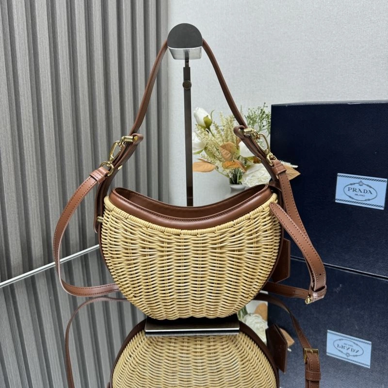 Brand-authenticated Prada Hobo Bags