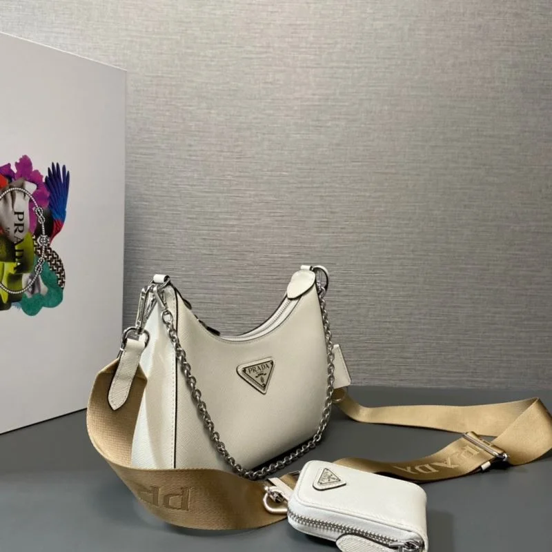 Top mirror Prada Hobo Bags