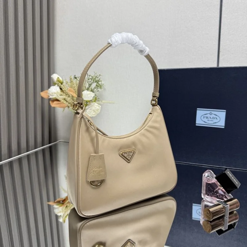 Brand-authenticated Prada Hobo Bags