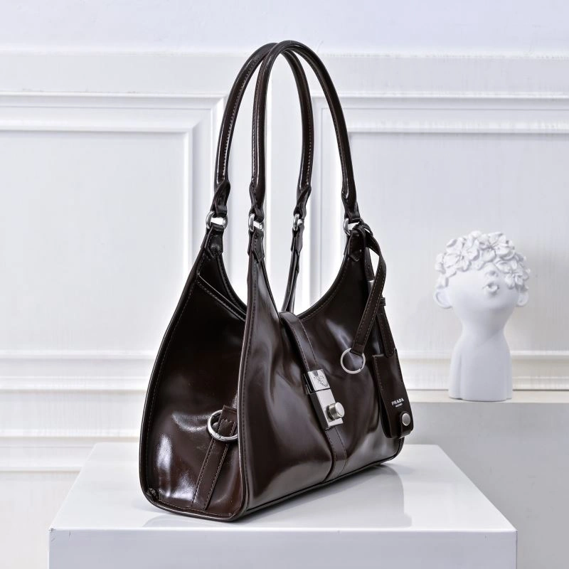 Brand-authenticated Prada Hobo Bags