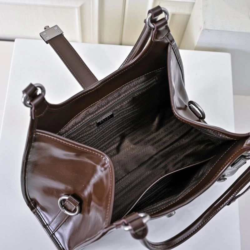 Brand-authenticated Prada Hobo Bags